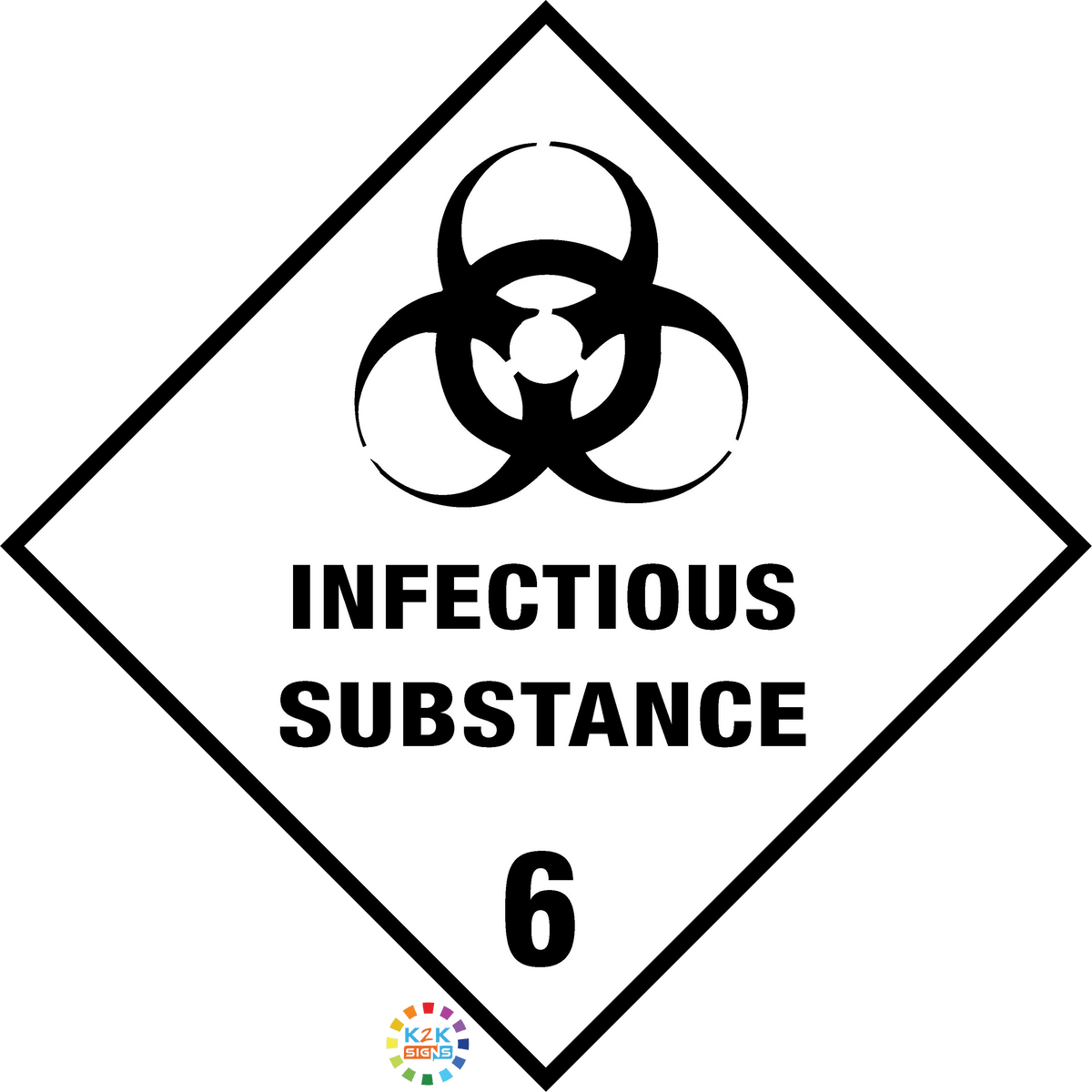 Class 6 Infectious Substance – K2K Signs