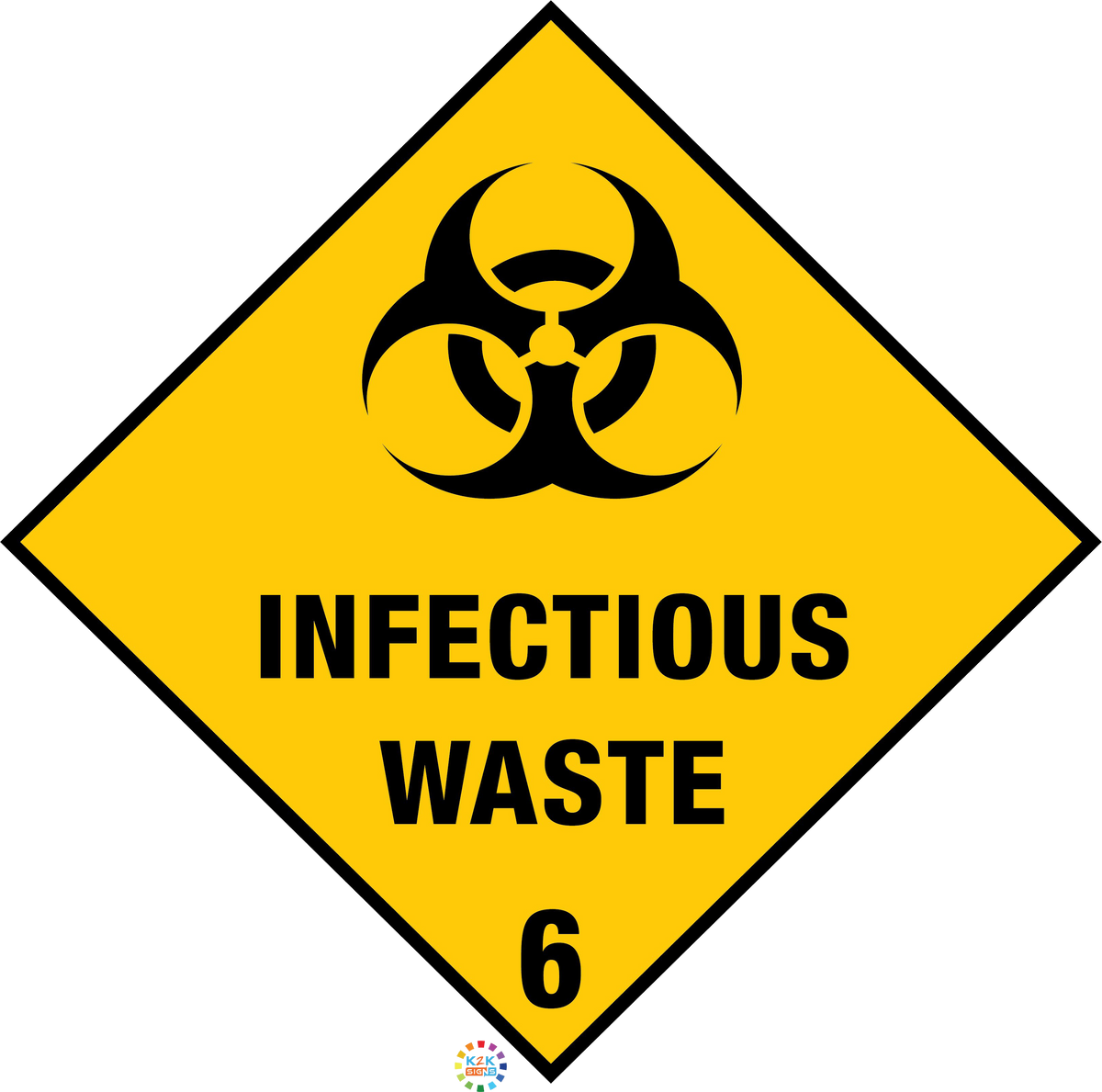 Infectious Waste Signage | K2K Signs