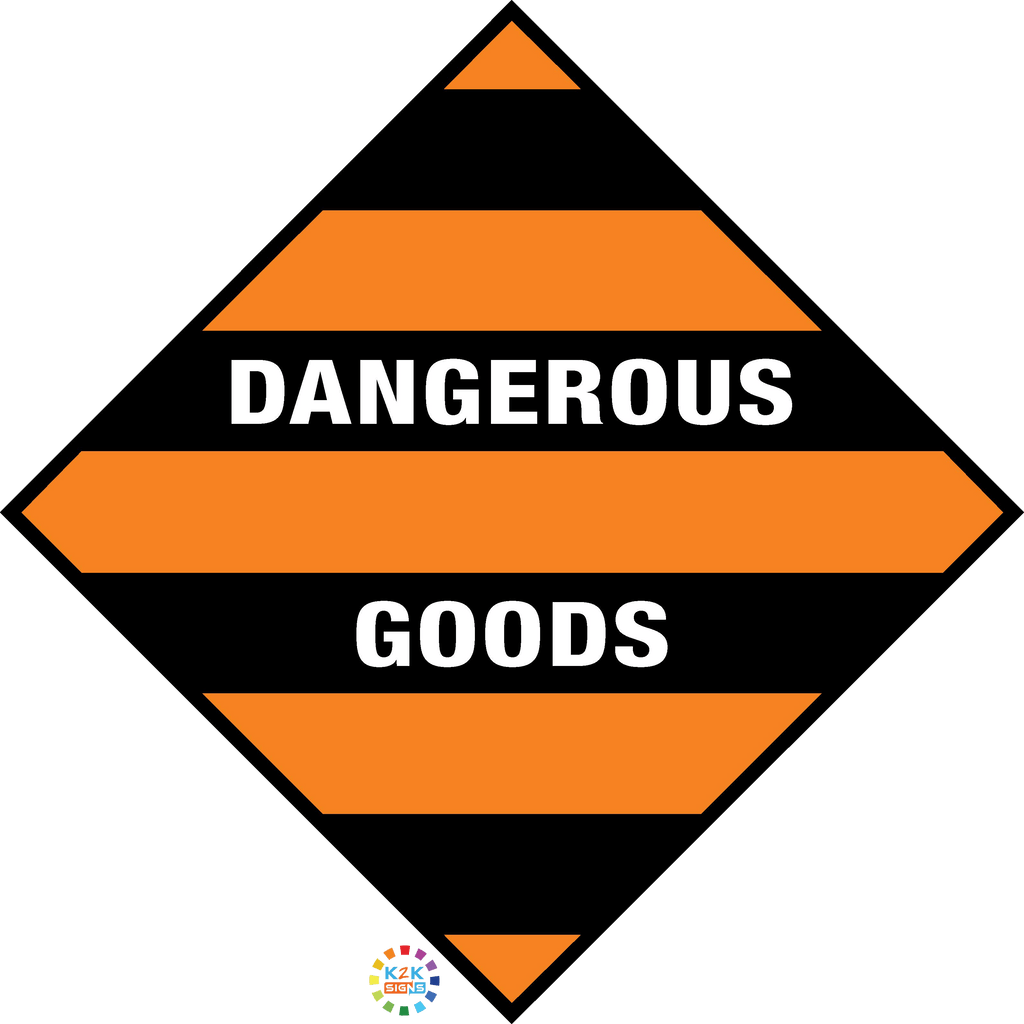 Dangerous Goods Hazchem Sign – K2K Signs