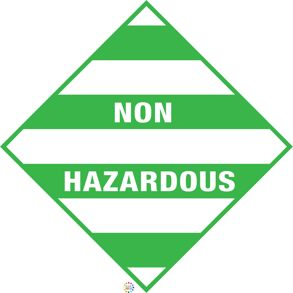 Non Hazardous Hazchem Sign – K2K Signs