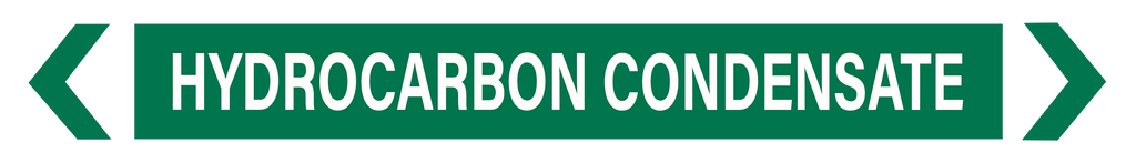 Hydrocarbon Condensate - Pipe Marker Sign | K2K Signs Australia