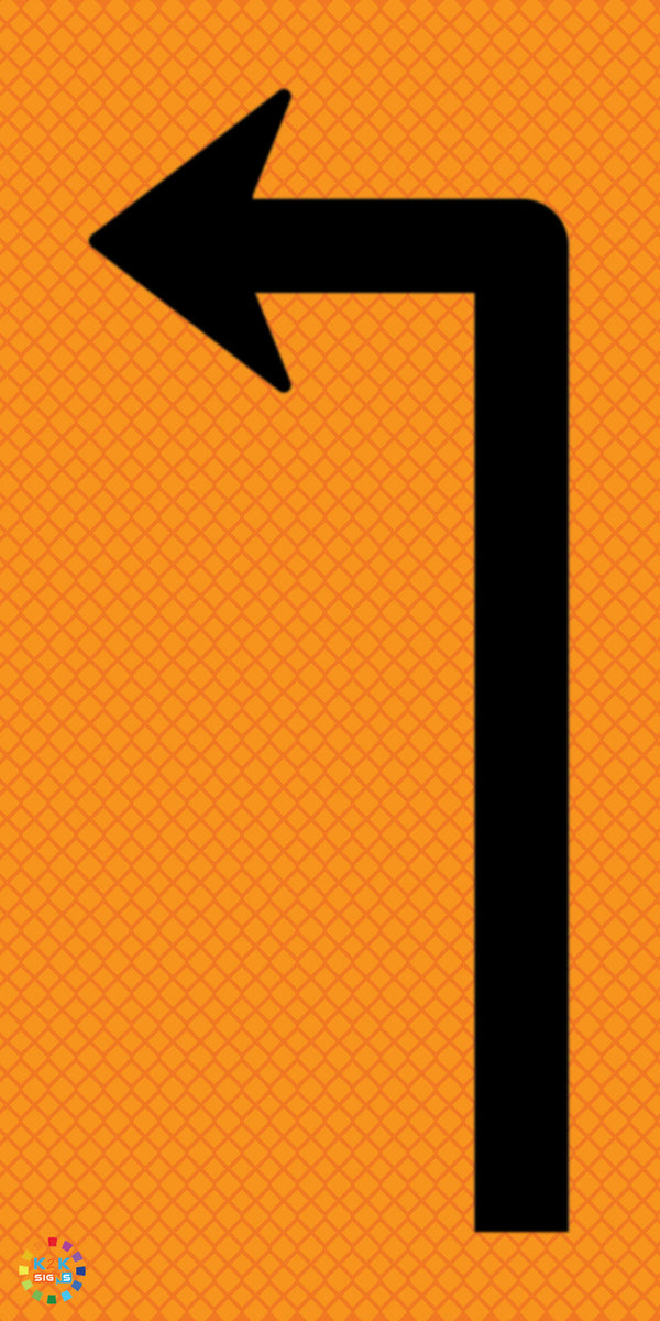 Lane Status Left Turn - Multi Message Temporary Road Traffic Signage ...