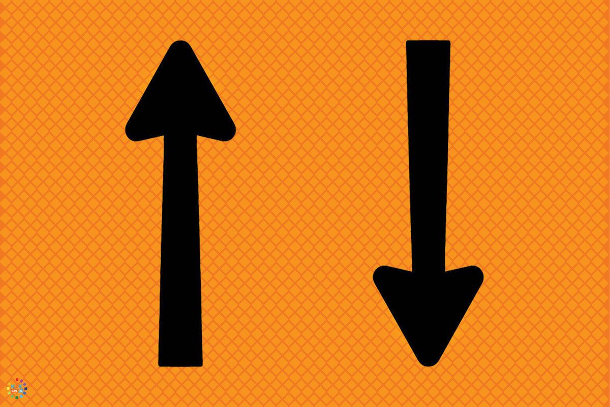 Lane Status Sign Both Lanes Open - Multi Message Temporary Road Traffic ...