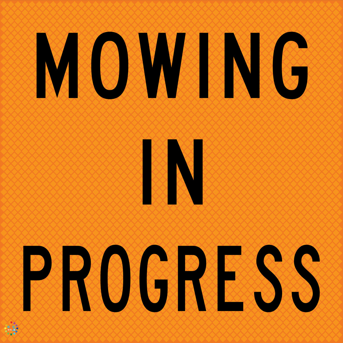 Mowing In Progress - Multi Message Temporary Road Traffic Sign | K2K ...