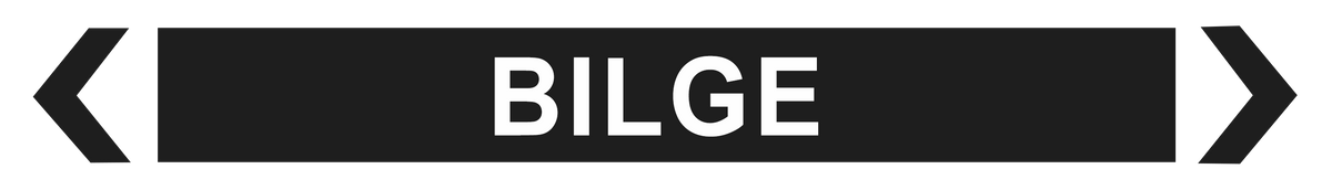 Bilge - Pipe Marker – K2K Signs