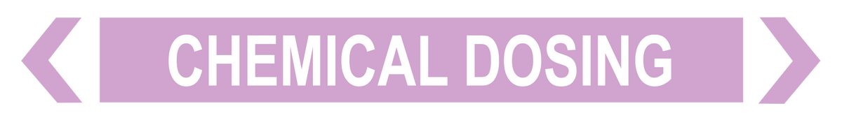 Chemical Dosing - Pipe Marker – K2K Signs
