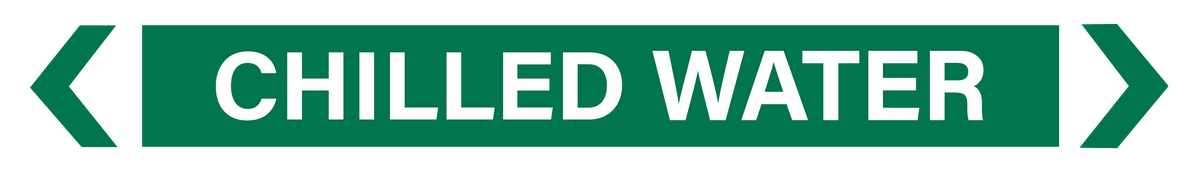 Chilled Water - Pipe Marker – K2K Signs