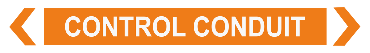 Control Conduit -Pipe Marker – K2K Signs