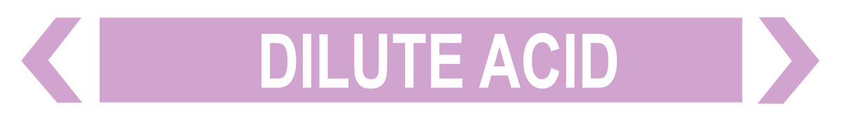 Dilute Acid - Pipe Marker – K2K Signs