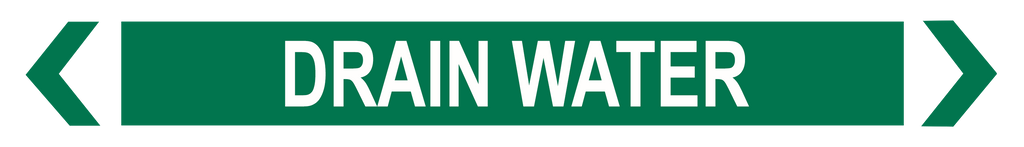 Drain Water - Pipe Marker Labels – K2K Signs