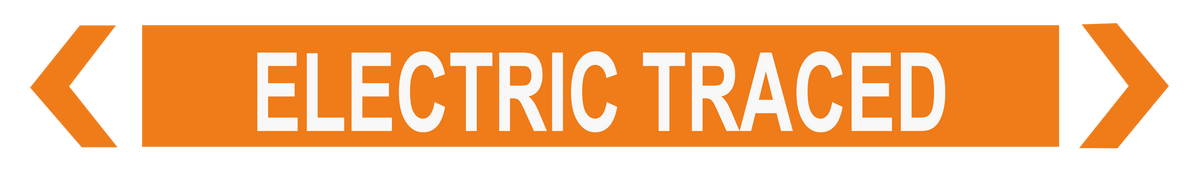 Electric Traced - Pipe Marker – K2K Signs