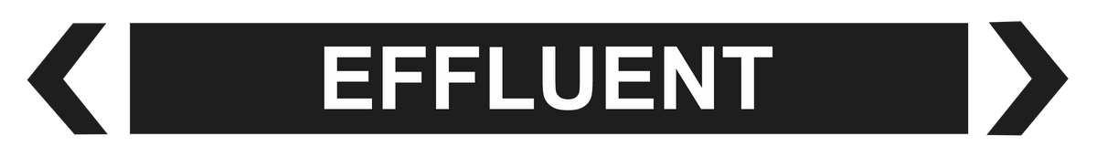 Effluent - Pipe Marker Labels – K2K Signs