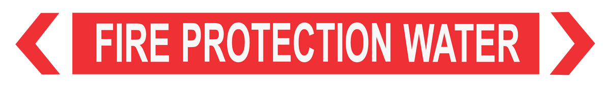 Fire Protection Water - Pipe Marker – K2K Signs