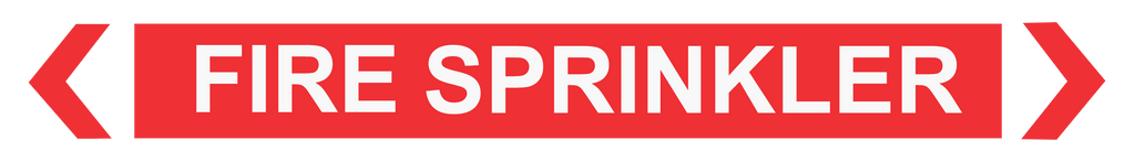 Fire Sprinkler - Pipe Marker Labels – K2K Signs