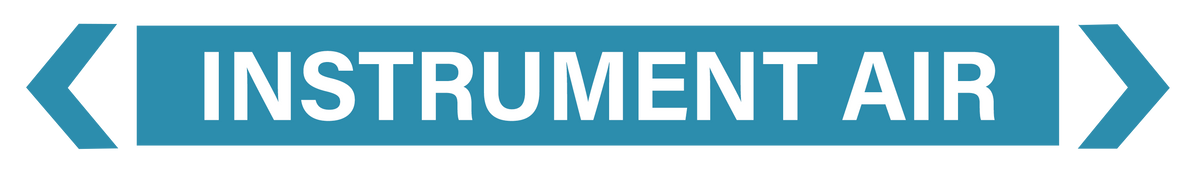 Instrument Air - Pipe Marker – K2K Signs