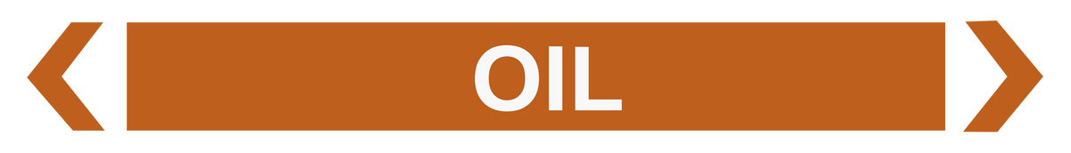 Oil - Pipe Marker Labels – K2K Signs