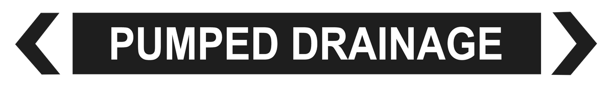 Pumped Drainage - Pipe Marker – K2K Signs