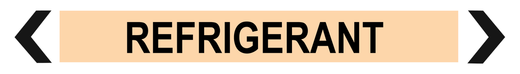 Refrigerant - Pipe Marker Labels – K2K Signs