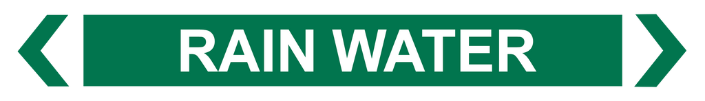 Rain Water - Pipe Marker Labels – K2K Signs