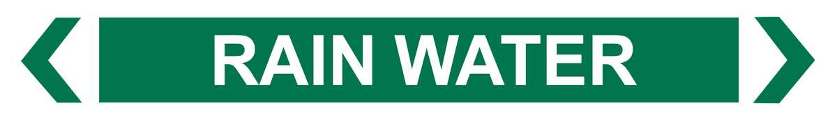 Rain Water - Pipe Marker – K2K Signs