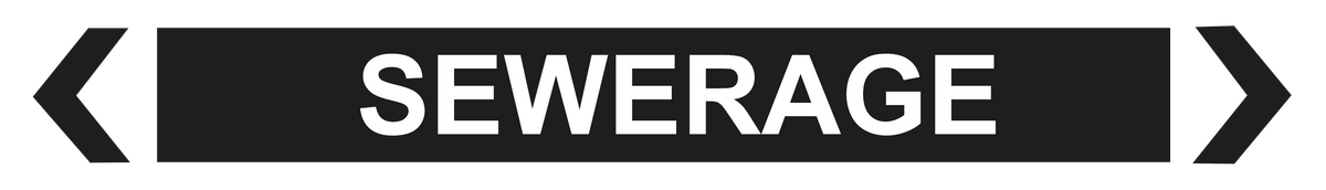 Sewerage - Pipe Marker – K2K Signs