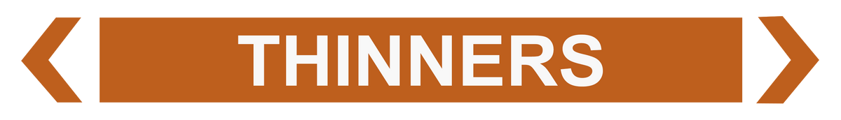 Thinners - Pipe Marker – K2K Signs