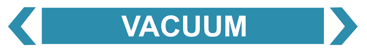 Vacuum - Pipe Marker Labels – K2K Signs
