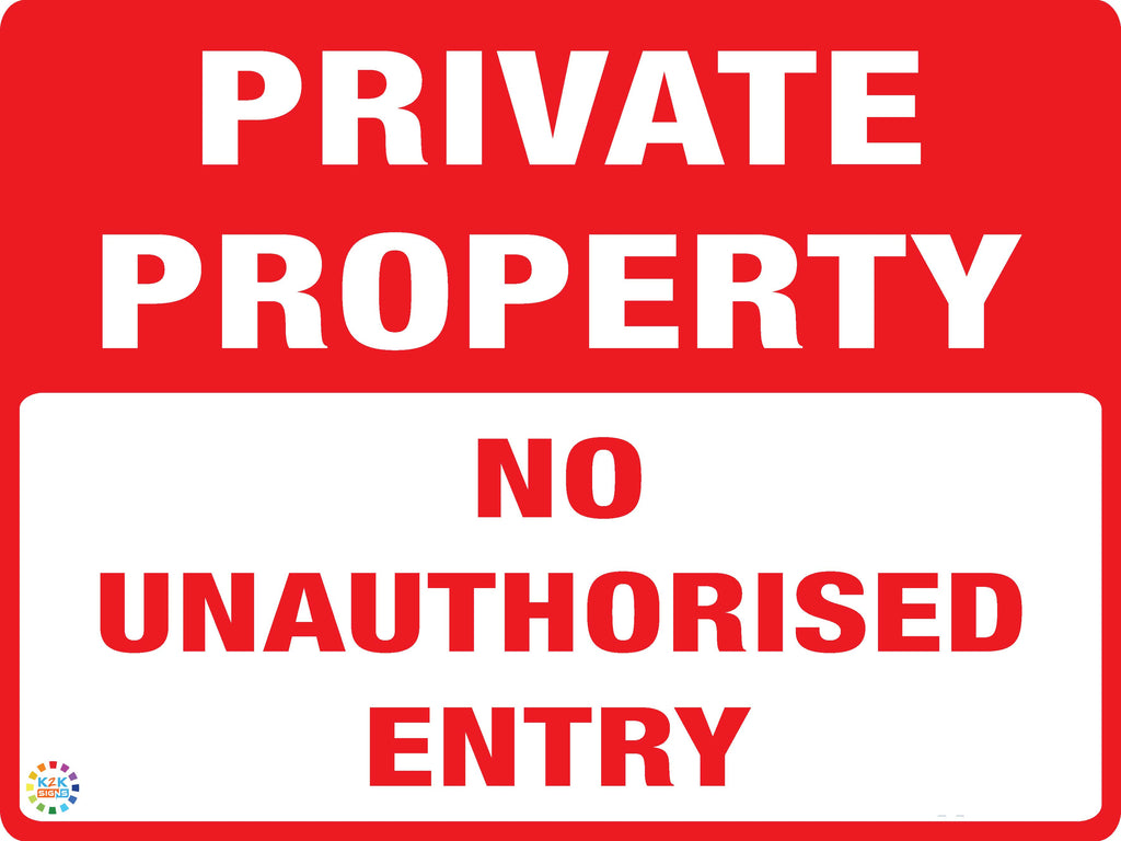 Private Property Signs | Keep Out & No Trespassing Signs Australia ...