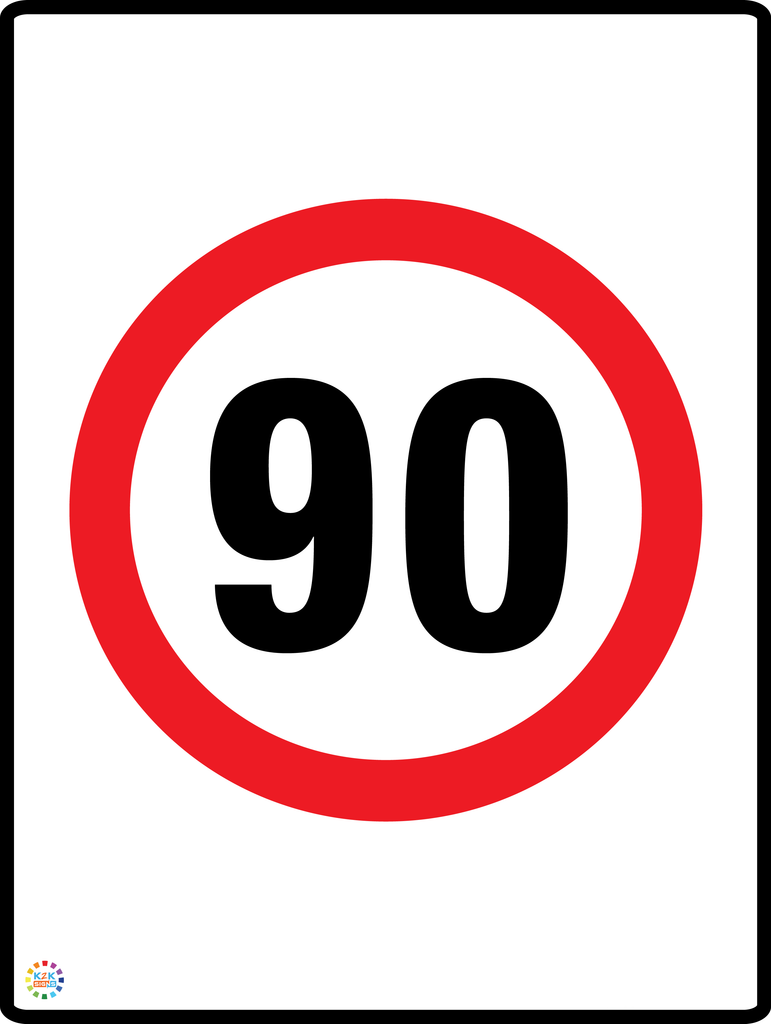 Speed Signs & Shared Zone Signs | K2K Signs Australia