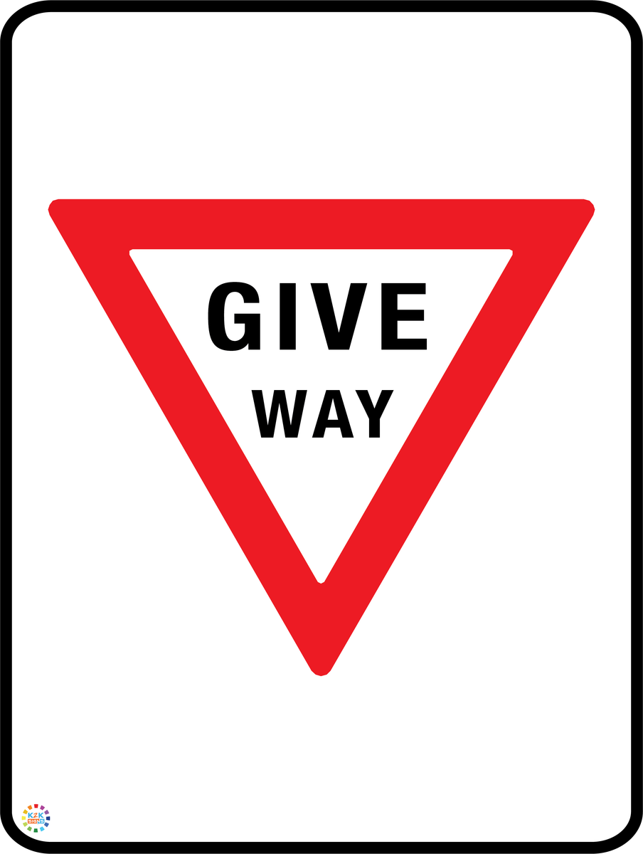 Give Way Sign | K2K Signs Australia