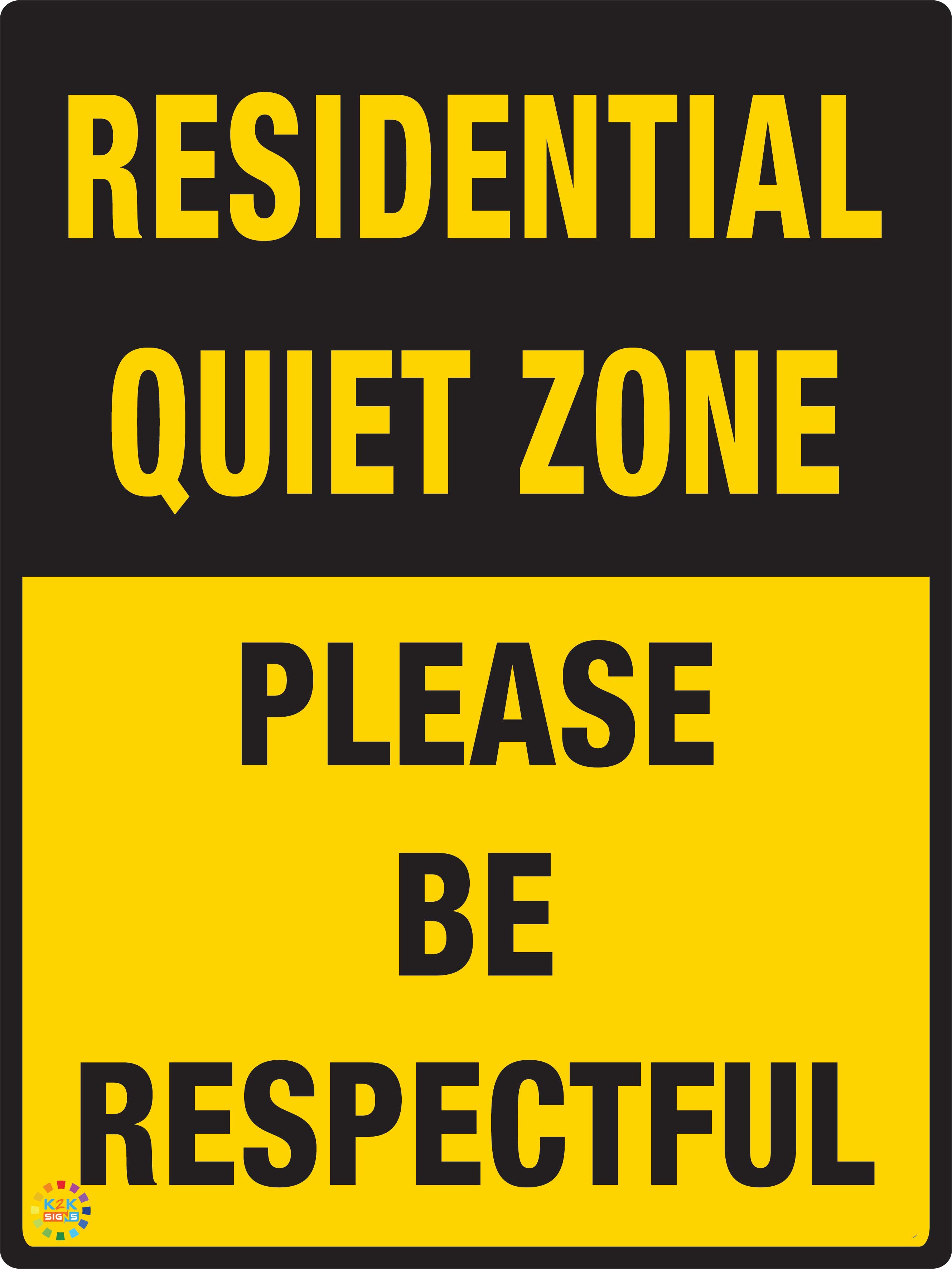 Quiet Zone Office Sign