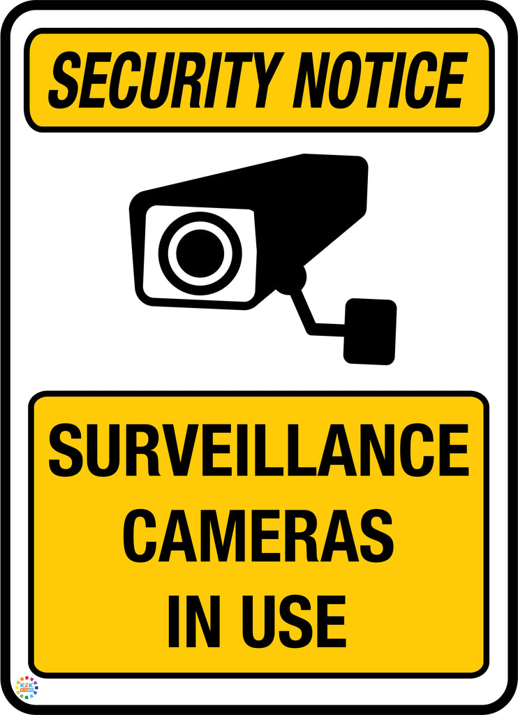 Surveillance Cameras in Use Sign | K2K Signs Australia