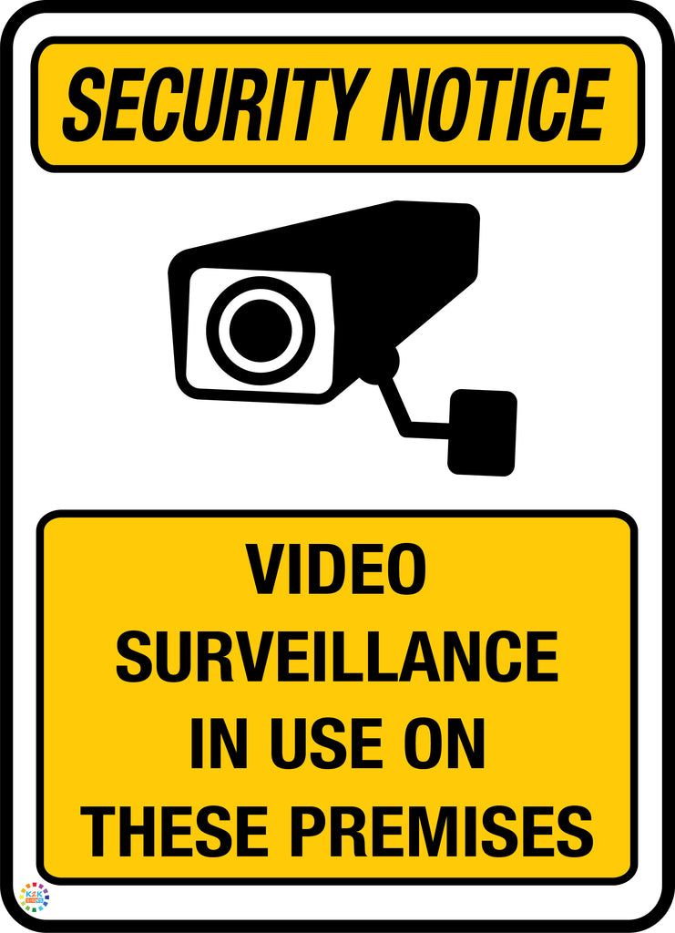 CCTV & Security Camera Signs | K2K Signs Australia