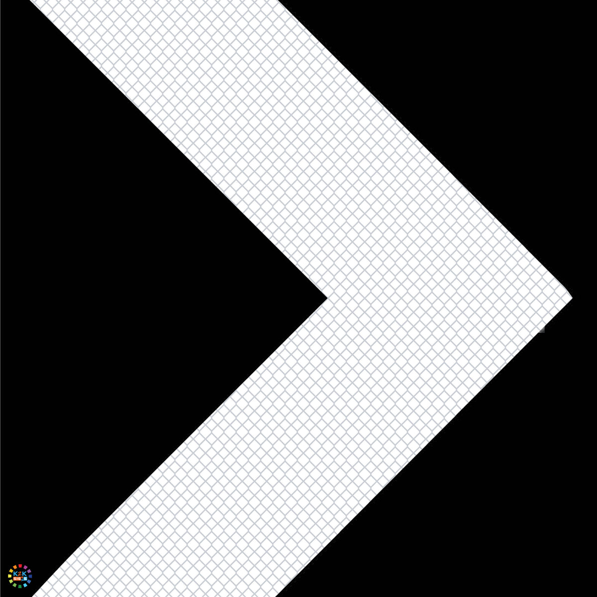 Temporary Hazard Chevron Marker - Multi Message Temporary Road Traffic ...