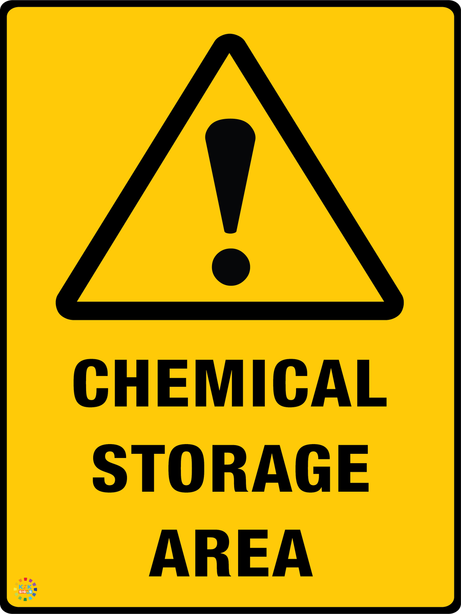 Chemical Storage Area – K2K Signs